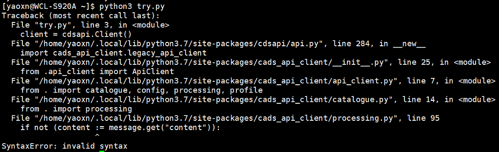 Error while downloading era5 using new cdsapi - API - Forum