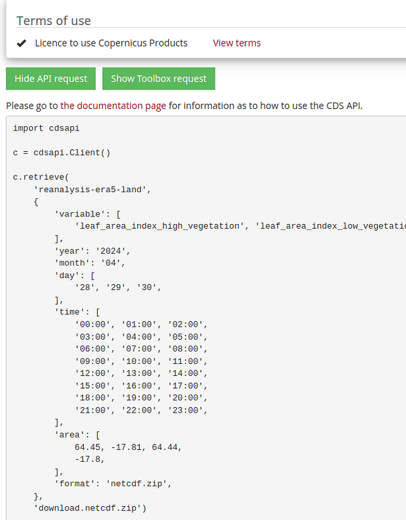 Installing CDS API key Linux - API - Forum
