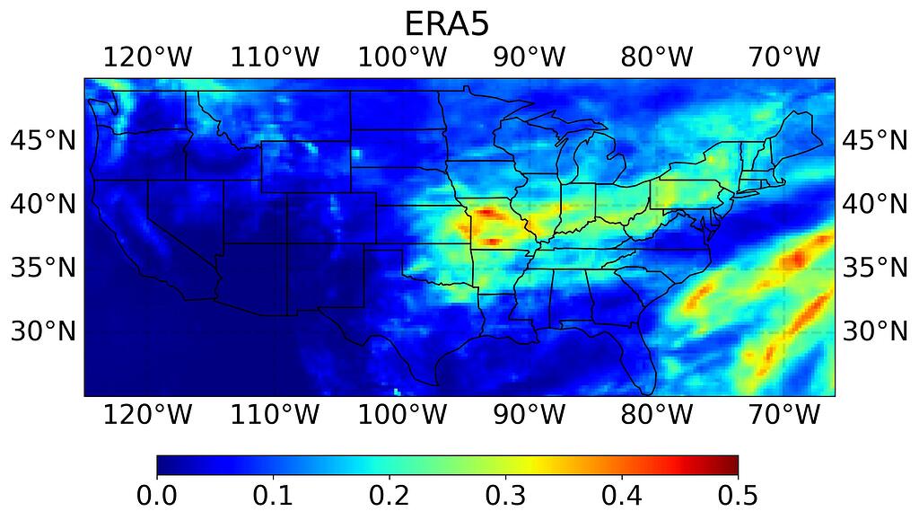 ERA5-land total precipitation is more than one order of magnitude ...